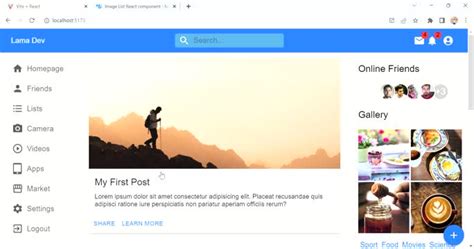 completed a social media website using material ui divyanshu sahu posted on the topic linkedin