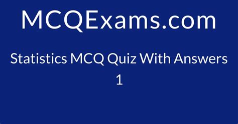 Mcq Questions For Class 9 Maths Statistics Quiz 1