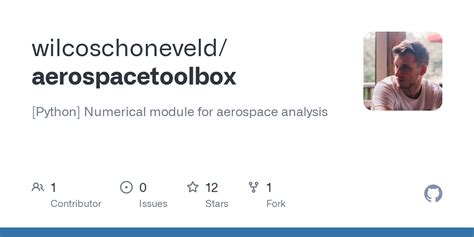 Github Wilcoschoneveldaerospacetoolbox Python Numerical Module For Aerospace Analysis
