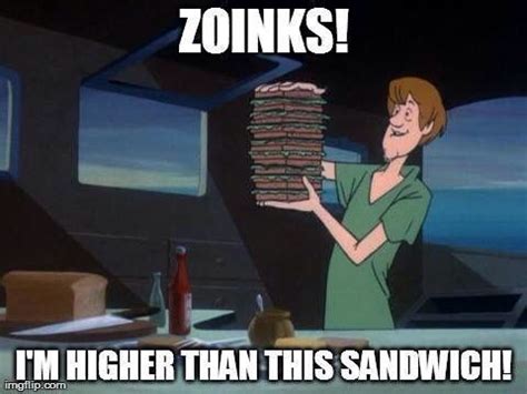Shaggy Higher Than His Sandwich Scooby Doo Memes Shaggy Shaggy And