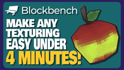 How To Texture 3d Models Blockbench Tutorial Youtube