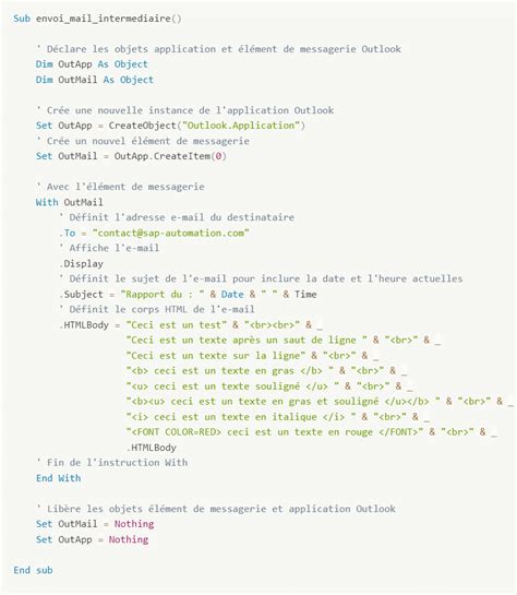 Macro Envoi Mail Excel Outlook En 4 Niveaux De Difficulté Automatise Office