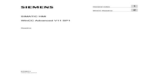 Simatic Hmi Wincc Advanced V11 Sp1 Siemens · Pdf Filesimatic Hmi