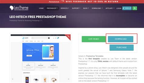 How To Install PrestaShop Theme Manually Leotheme