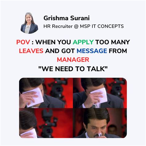 Dipak Patel On Linkedin Depreessed Leave