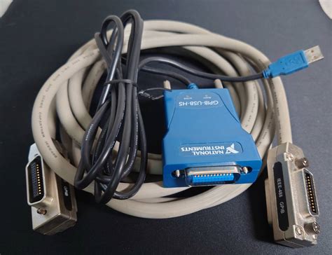 【目立った傷や汚れなし】national Instrumens Gpib Usb Hs Gpibコントローラ Gpib ケーブルの落札情報
