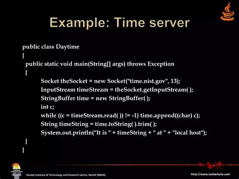 Networking In Java Pptx