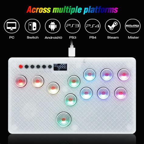 Mua Bitfunx Gaming Keypad Fighting Gamepad Leverless Controller Arcade Stick Supports Socd