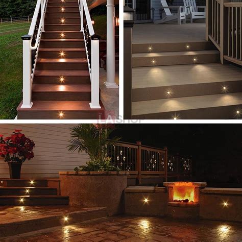 Thelashop 5ctpack 12v Led Recessed Deck Lighting Fixture Outdoor