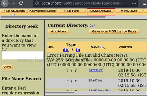 Forensic Investigation Autopsy Forensic Browser In Linux Hacking Articles