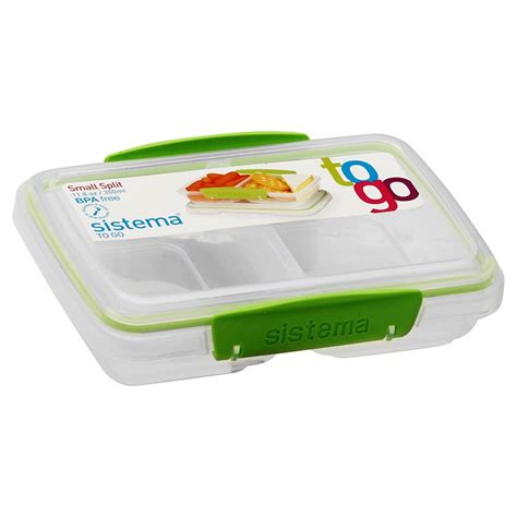 Sistema Small Split Plastic Container Shop Kitchen And Dining At H E B