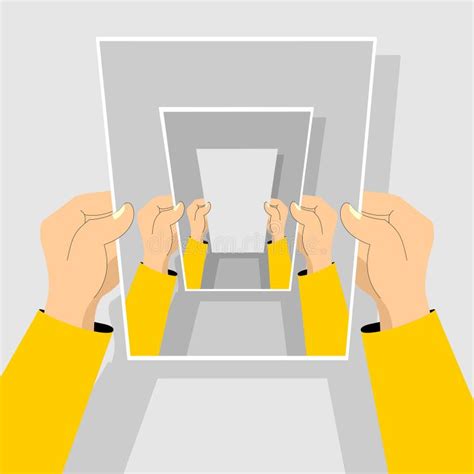 Recursion Stock Vector Illustration Of Frame Abstract 96868862