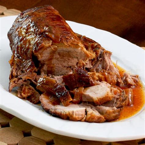 Easy Slow Cooker Pork Loin Barbecue Recipe Yummly Recipe Slow Cooker Pork Loin Pork Loin