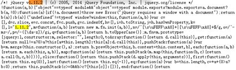检测到目标站点存在javascript框架库漏洞 元指令cms