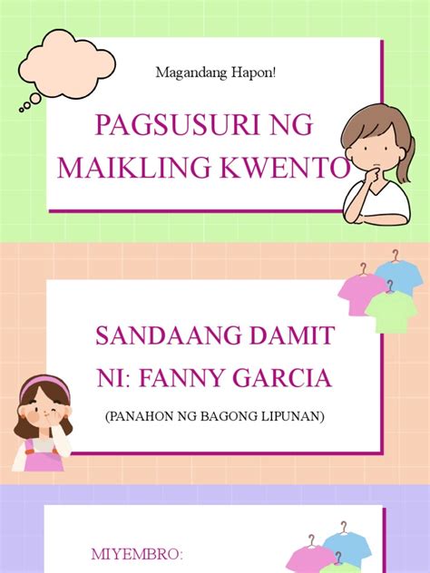 Sandaang Damit Pagsusuri Pdf