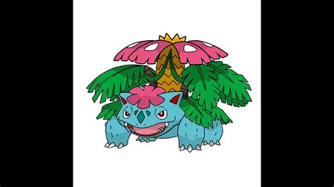 Pixel Art Pokémon 4 Mega Venasaur Youtube