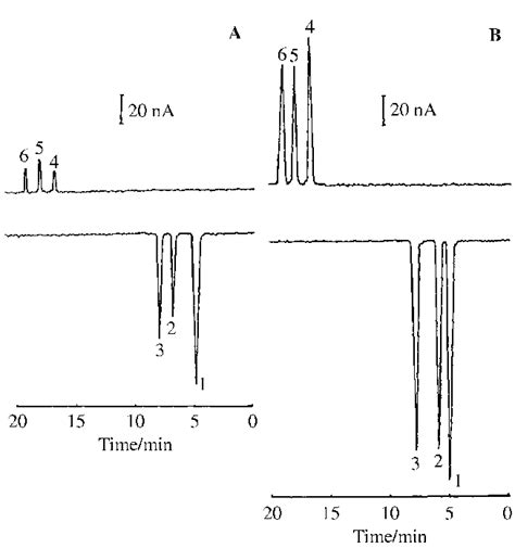 Chromatograms Of A Rainwater Sample And B A Standard Mixture