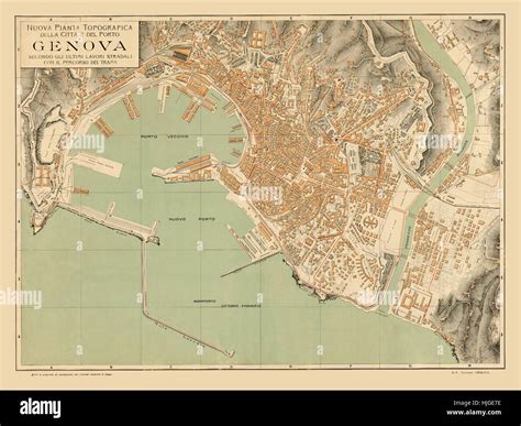 Large Detailed Tourist Map Of Genoa