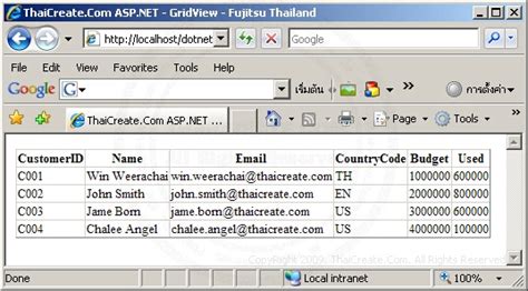 asp gridview control xml