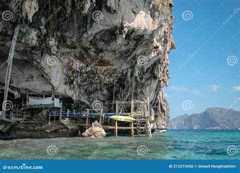 Viking Cave Swiftlet `s Nest Concession In Phi Phi Island Krabi