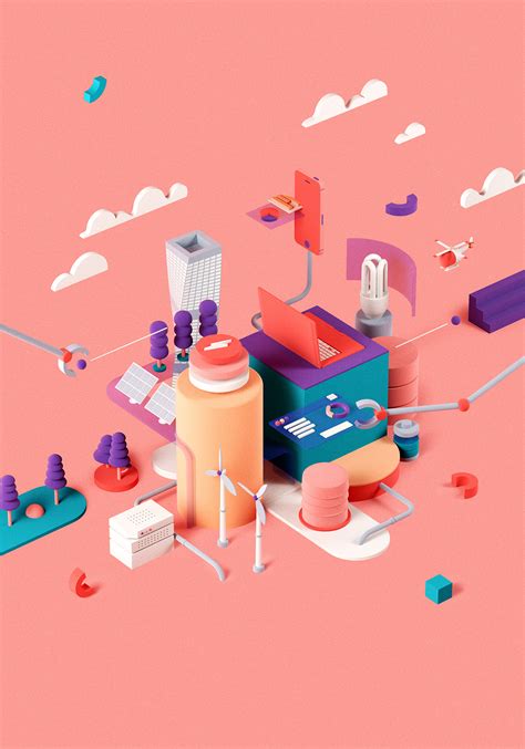 3d Illustrations By Nuria Madrid And Cristian M García Daily Design Inspiration For Creatives