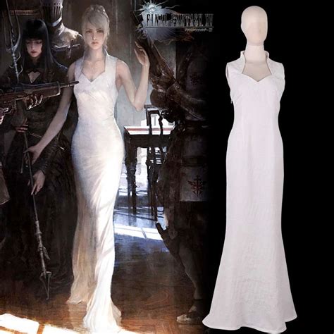 Final Fantasy Xv Princess Lunafreya Cosplay Costume Lunafreya Nox
