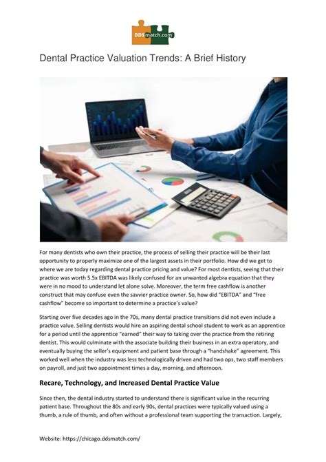 Ppt Dental Practice Valuation Trends Powerpoint Presentation Free Download Id 13174183