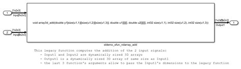 Multi Dimensional Signals In Legacy Functions Matlab And Simulink