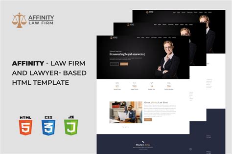 Affinity Law Firm Html Template Bootstrap Themes ~ Creative Market