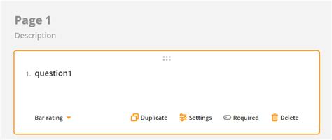 Changing A Question Type From No UI Slider To Bar Rating Does Not Work Issue Surveyjs