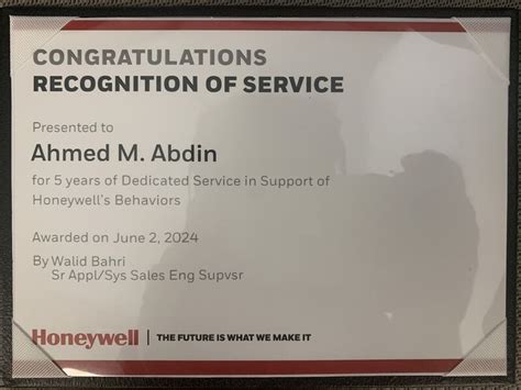 Ahmed Abdin On Linkedin Good Morning Honeywell