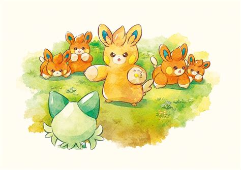 Sprigatito Pawmi And Pawmo Pokemon Danbooru