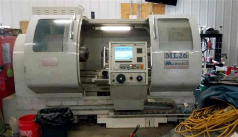 Milltronics Ml26 Cnc Lathe 2004 Tailstock 4 Bore Revelation Machinery