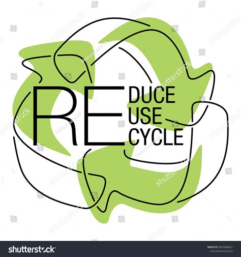 Reduce Reuse Recycle Slogans Recycling Bin Slogans Vectors Download