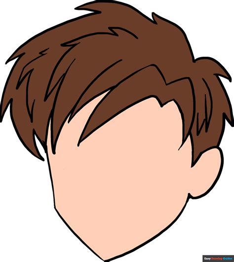 Easy Anime Hair To Draw Anime Hair Drawing Easy Lesson Step By Step