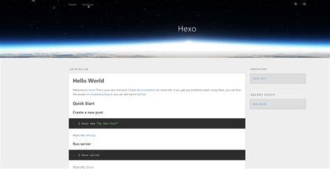 hexo github搭建个人博客 一双手 一棵豆子 改变世界