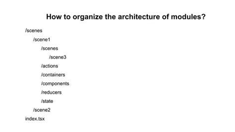 Module Architecture Of React Redux Applications Ppt