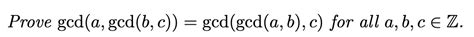 Solved Prove Gcdagcdbcgcdgcdabc ﻿for All