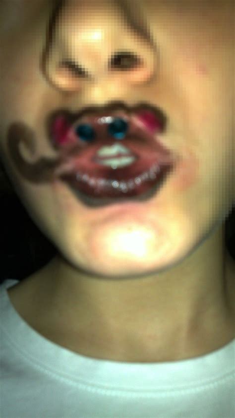 Monkey Lipart A Lip Makeup Look MakeUp Techniques On Cut Out Keep