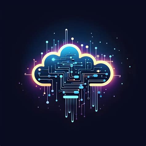 Premium Photo Cloud Data Storage Cloud Computing And Data Transfer