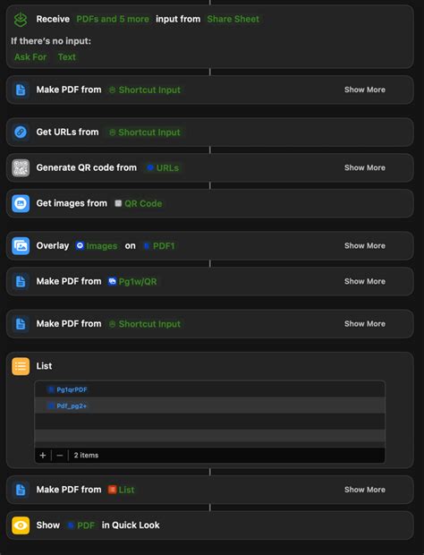 Help Overlay A Qr Code On A Save To Pdf Rshortcuts