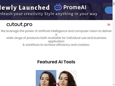 Нейросеть Cutout Pro