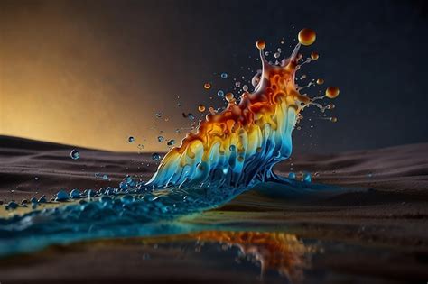 Premium Photo Chemical Reaction Dynamics Highspeed Kinetic Photography