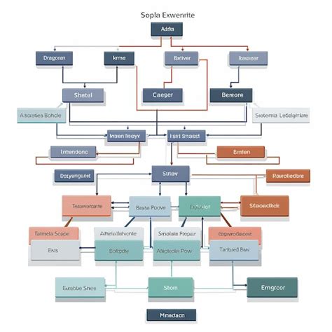 Premium Photo Illustration Of An Organizational Hierarchy Such As An Organizationa