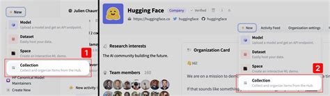 集合 Hugging Face 机器学习平台