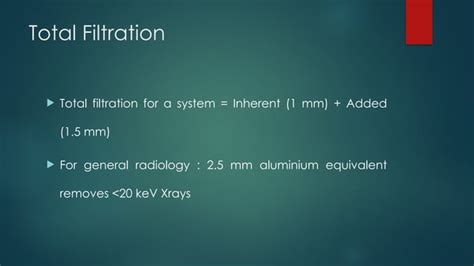Filters And Grids Radiology Physicspptx