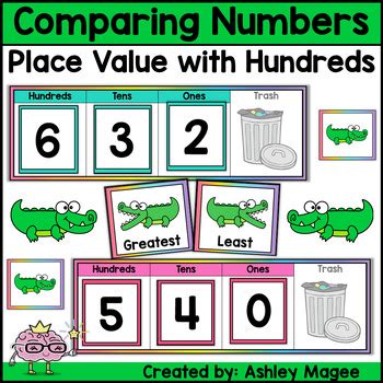 Comparing Numbers Place Value With Hundreds Math Center Game Activity