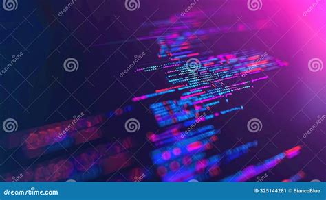 Close Up Of Programming Code On A Laptop Screen With Blurred Background Aig53f Stock