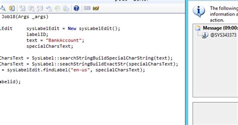 sharing the knowledge get label id from a text ax 2012