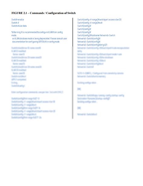 SOLUTION Lab Figure Configuration Of Switch Studypool